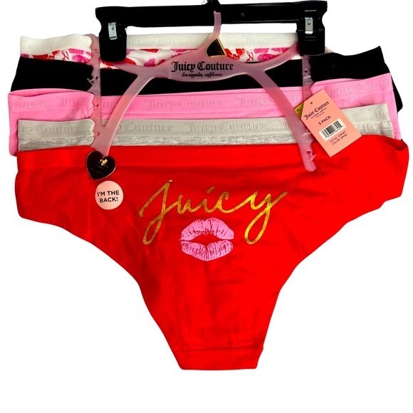 Juicy Couture | Intimates & Sleepwear | Nwt Juicy Couture 5 Pack ...